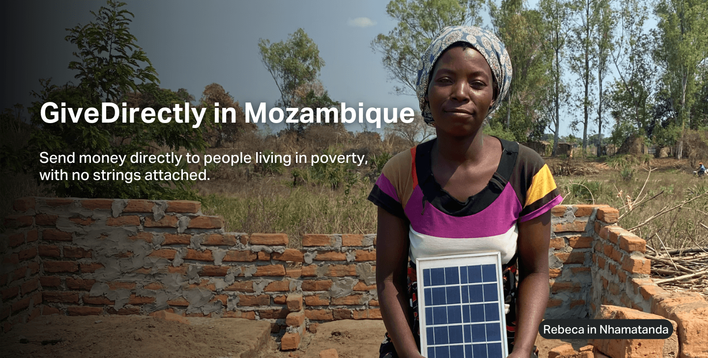 Cash Aid in Mozambique | GiveDirectly