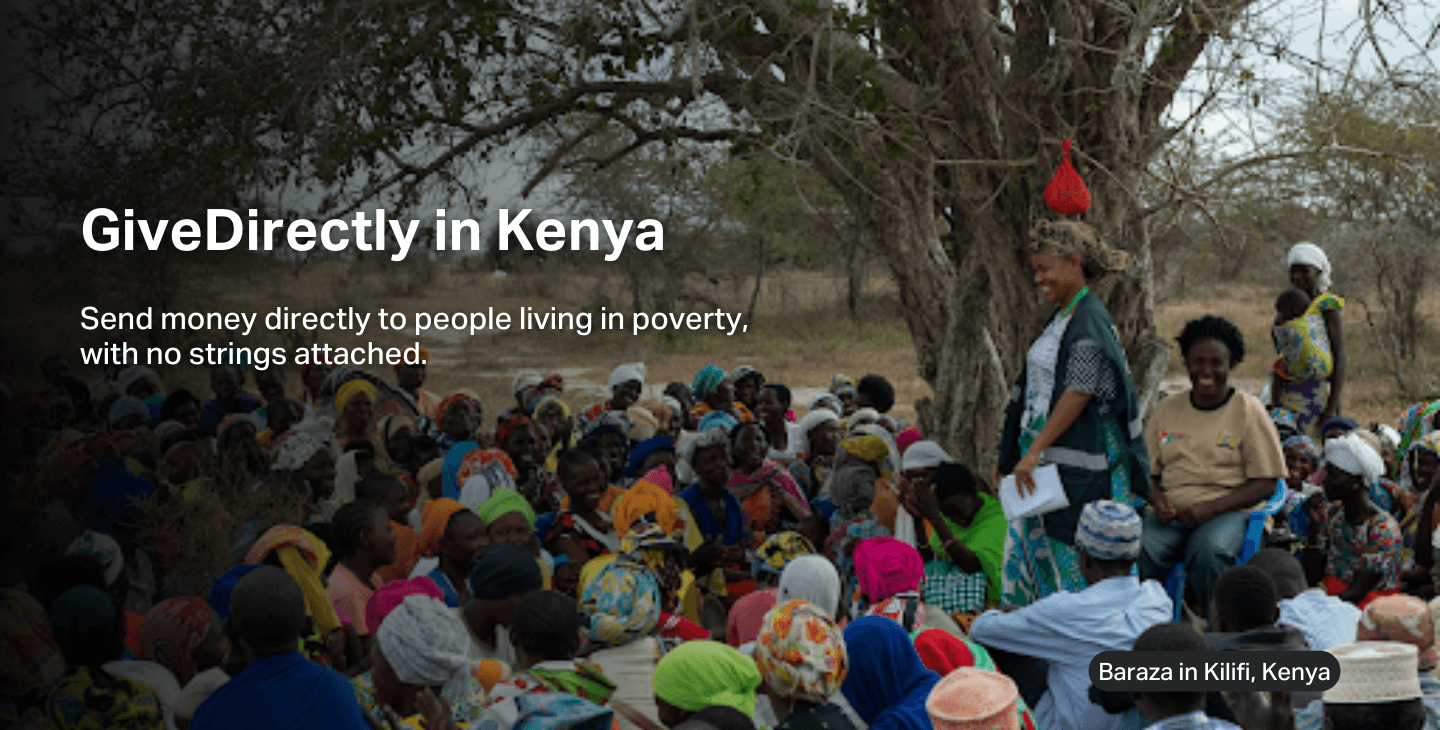 Cash Aid in Kenya | GiveDirectly
