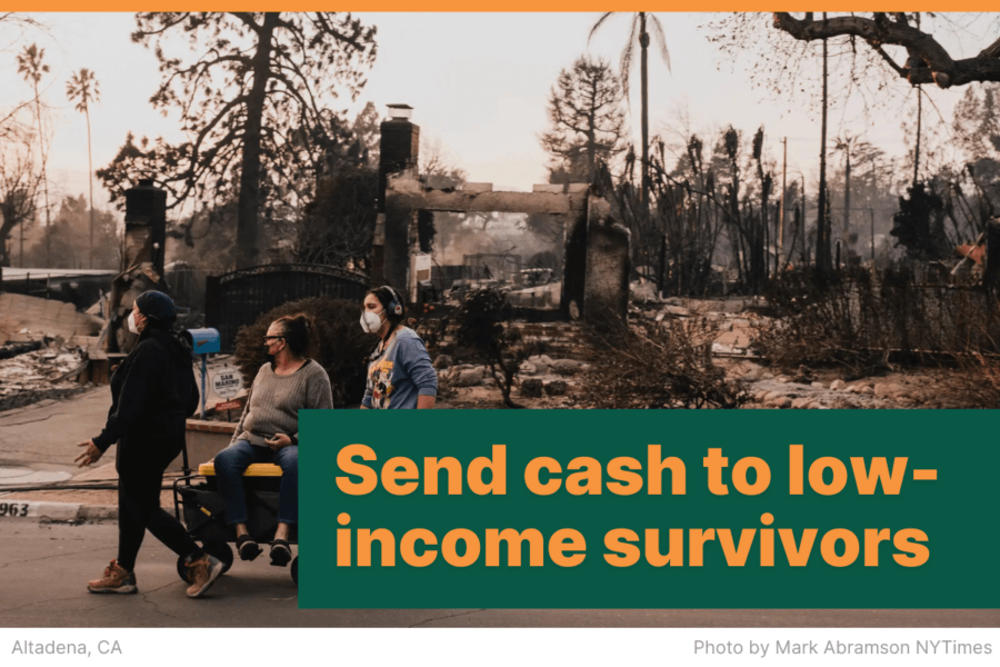 Cash Relief for Wildfire Survivors | GiveDirectly