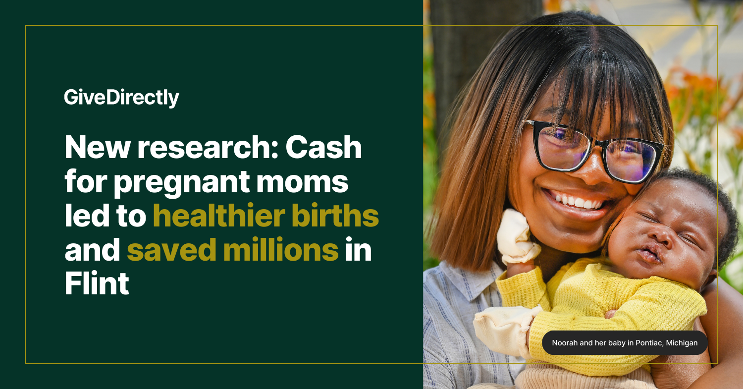 New research: Cash for pregnant moms in Flint led to healthier births and millions in healthcare ...